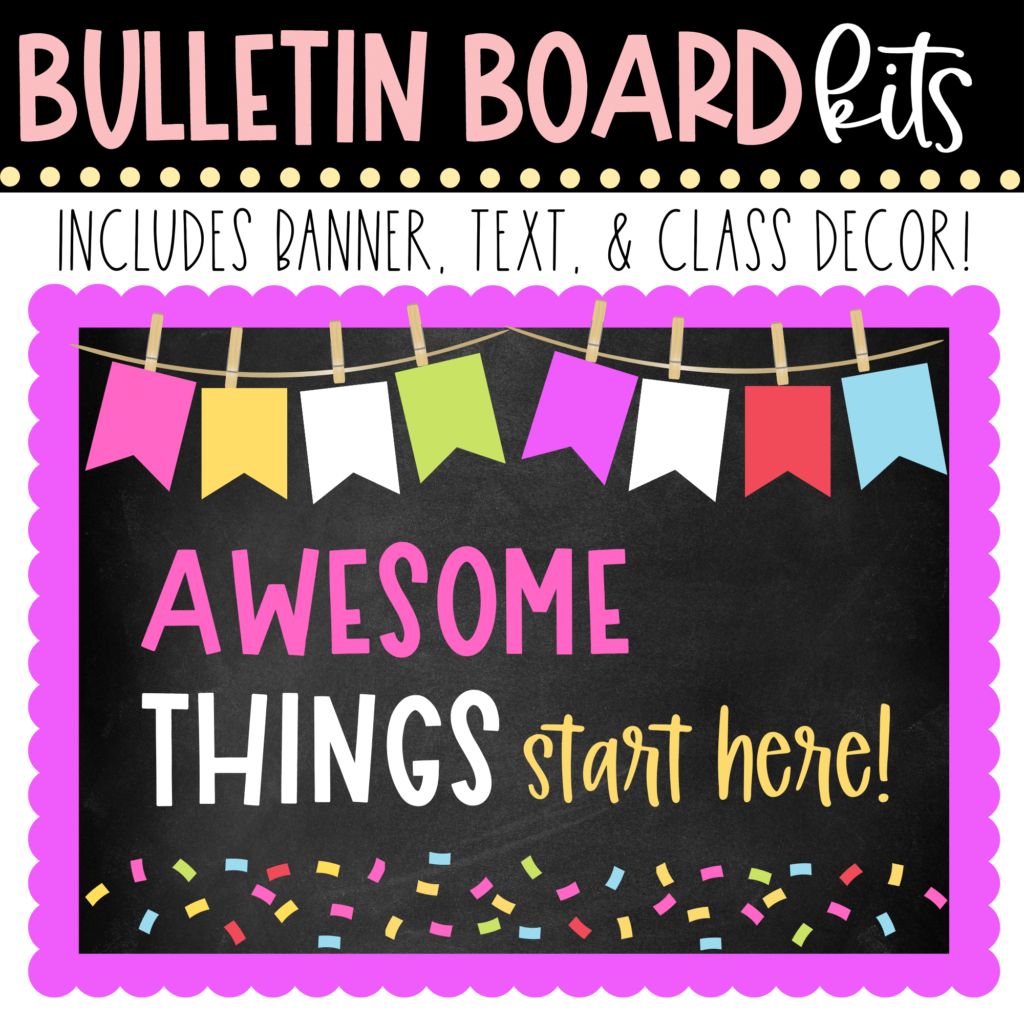 15+ Cute Back to School Bulletin Board Ideas - The Pretty Little Classroom