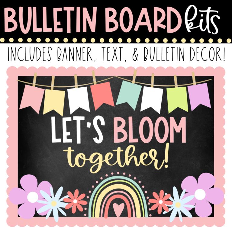 Spring Bulletin Board Kits - The Pretty Little Classroom