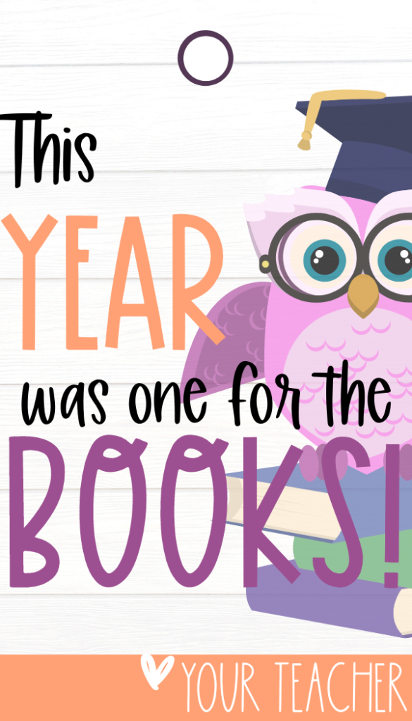 Cute End of Year Student Gift Tags - The Pretty Little Classroom