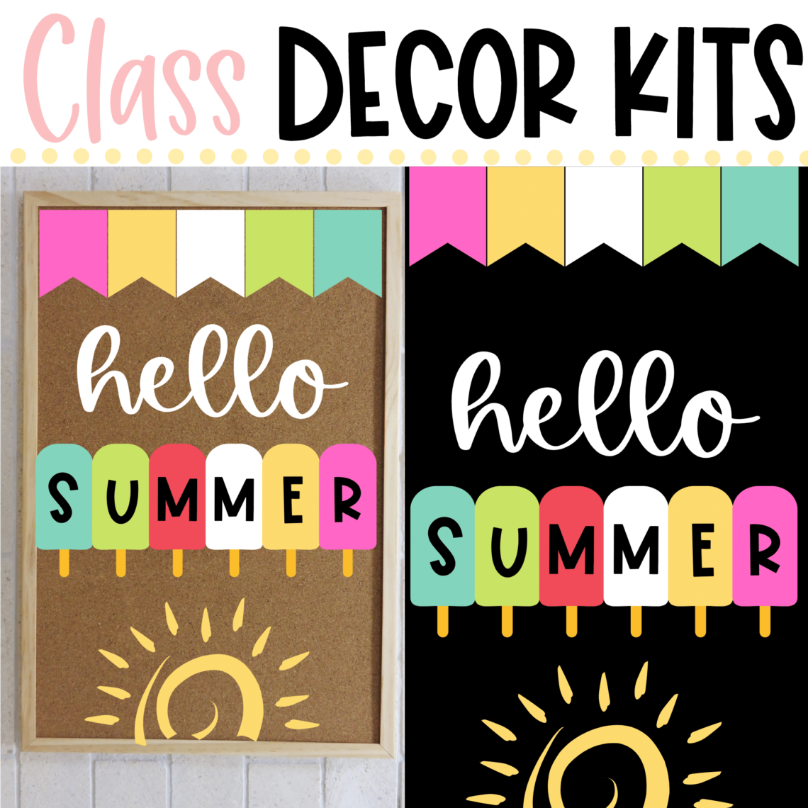 End of Year Classroom Décor Ideas - The Pretty Little Classroom