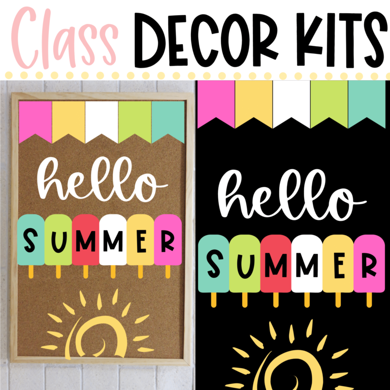 End of Year Classroom Décor Ideas - The Pretty Little Classroom
