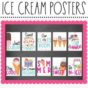 End of Year Classroom Décor Ideas - The Pretty Little Classroom