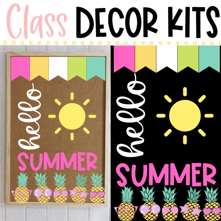 End of Year Classroom Décor Ideas - The Pretty Little Classroom