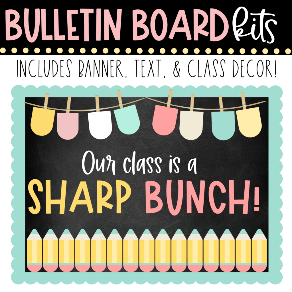 15+ Cute Back to School Bulletin Board Ideas - The Pretty Little Classroom