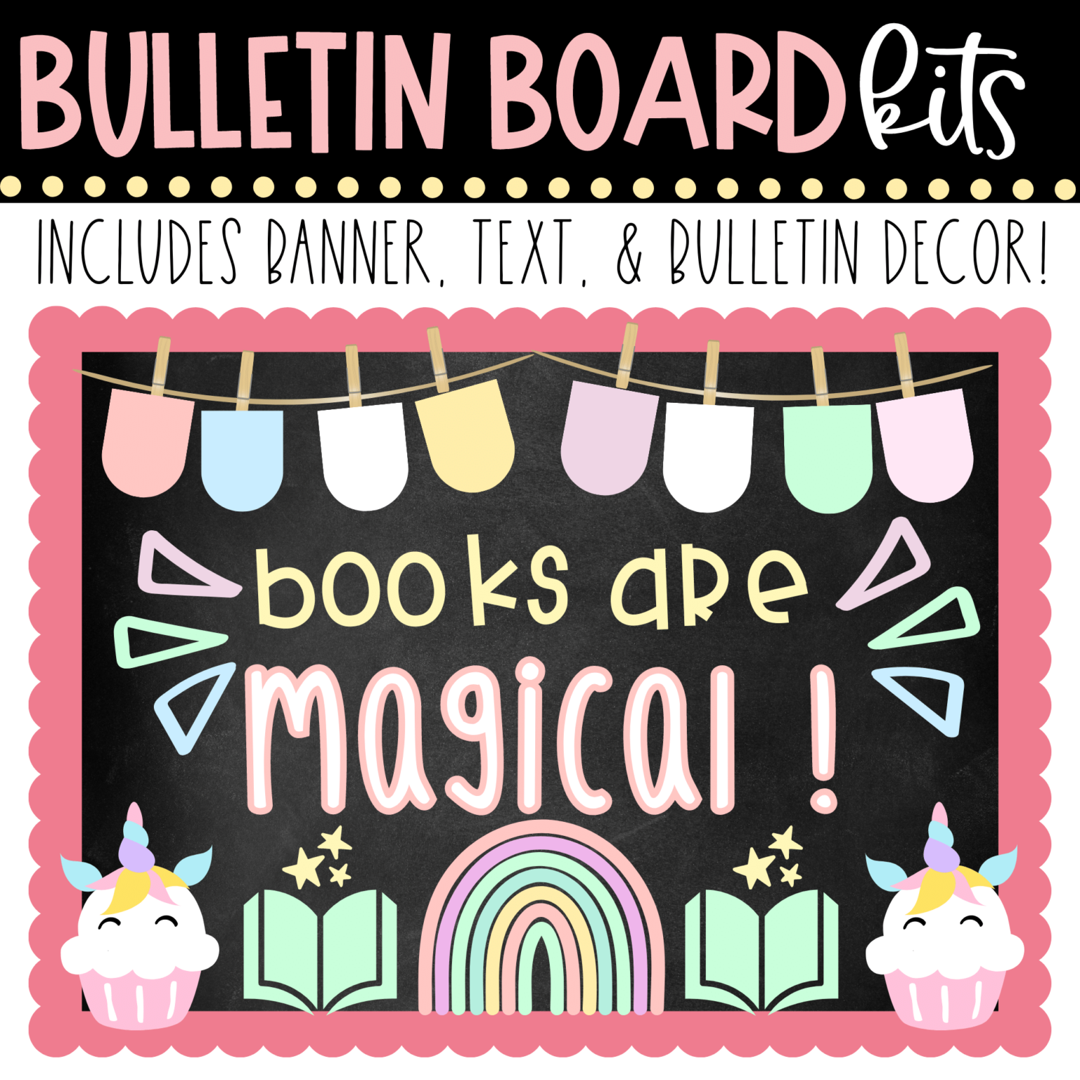 New Magical Themed Bulletin Board Kits - The Pretty Little Classroom