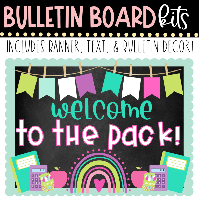 15+ Cute Back to School Bulletin Board Ideas - The Pretty Little Classroom