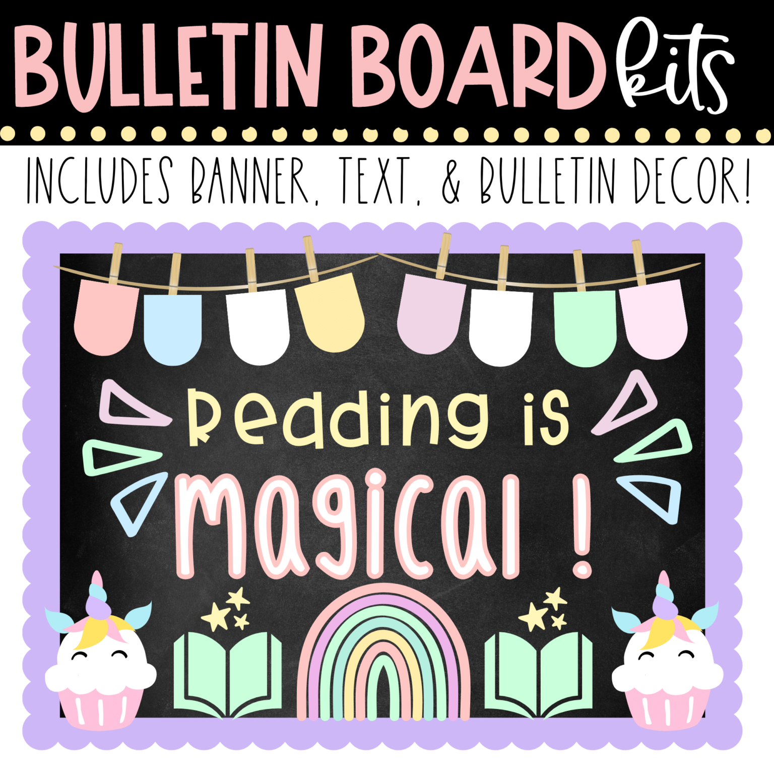 New Magical Themed Bulletin Board Kits - The Pretty Little Classroom