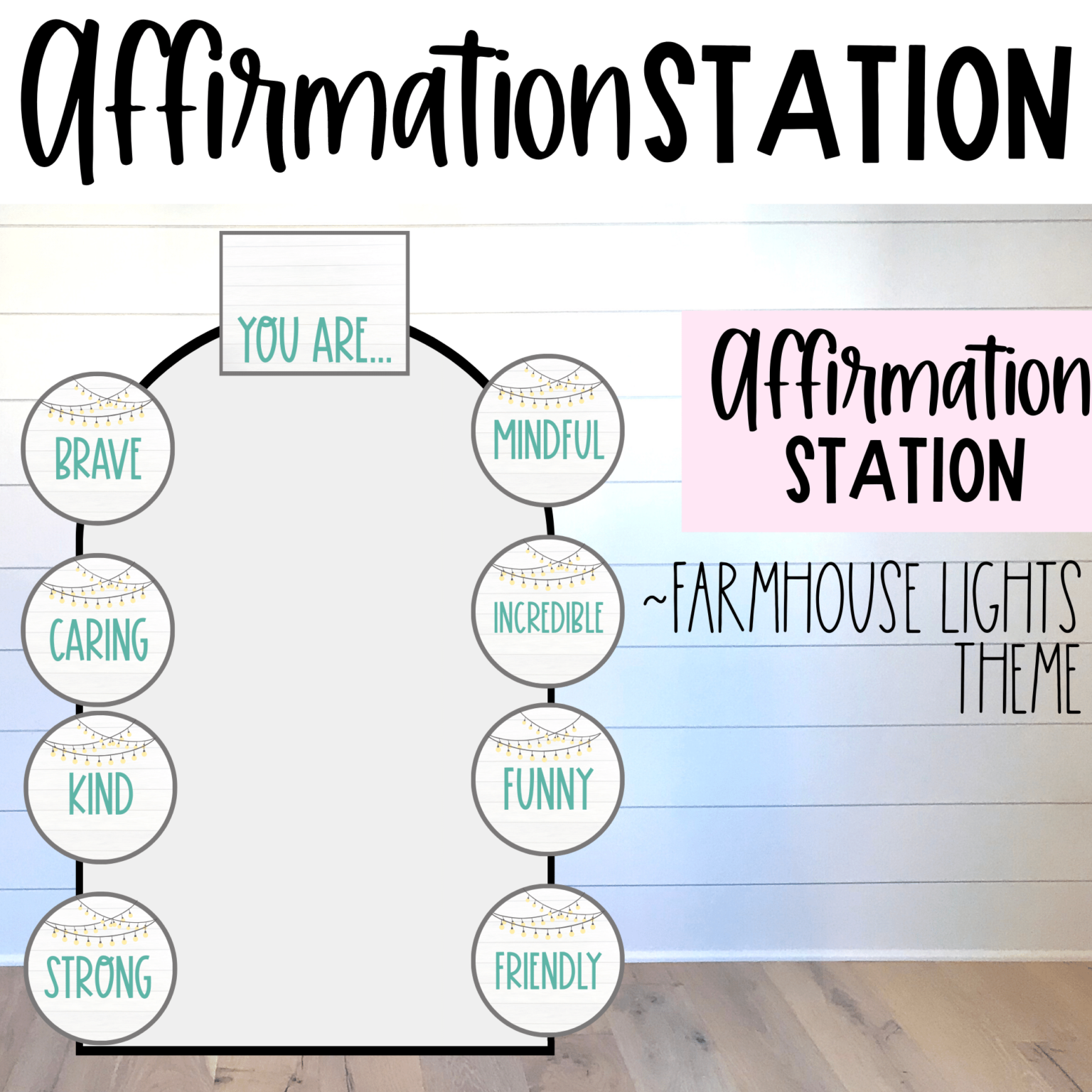 Affirmation Stations to Empower Students - The Pretty Little Classroom