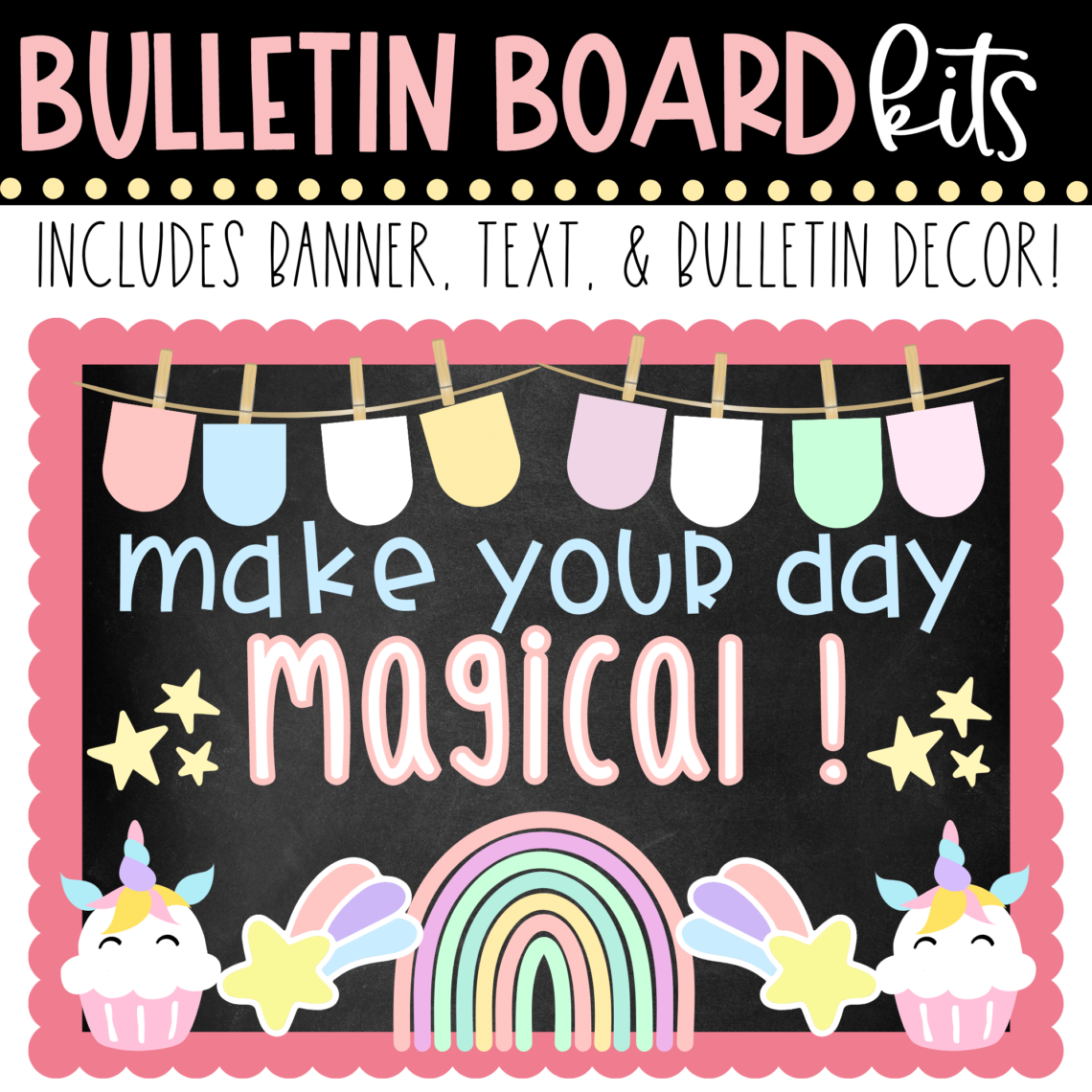 New Magical Themed Bulletin Board Kits - The Pretty Little Classroom