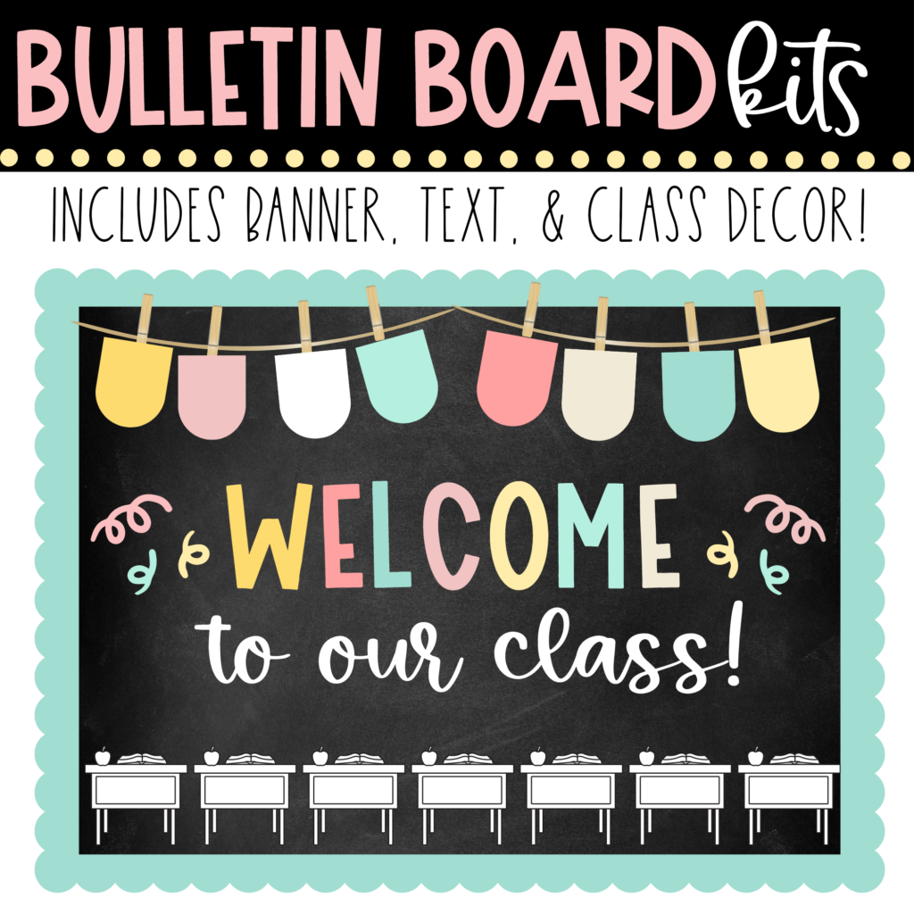 15+ Cute Back to School Bulletin Board Ideas - The Pretty Little Classroom