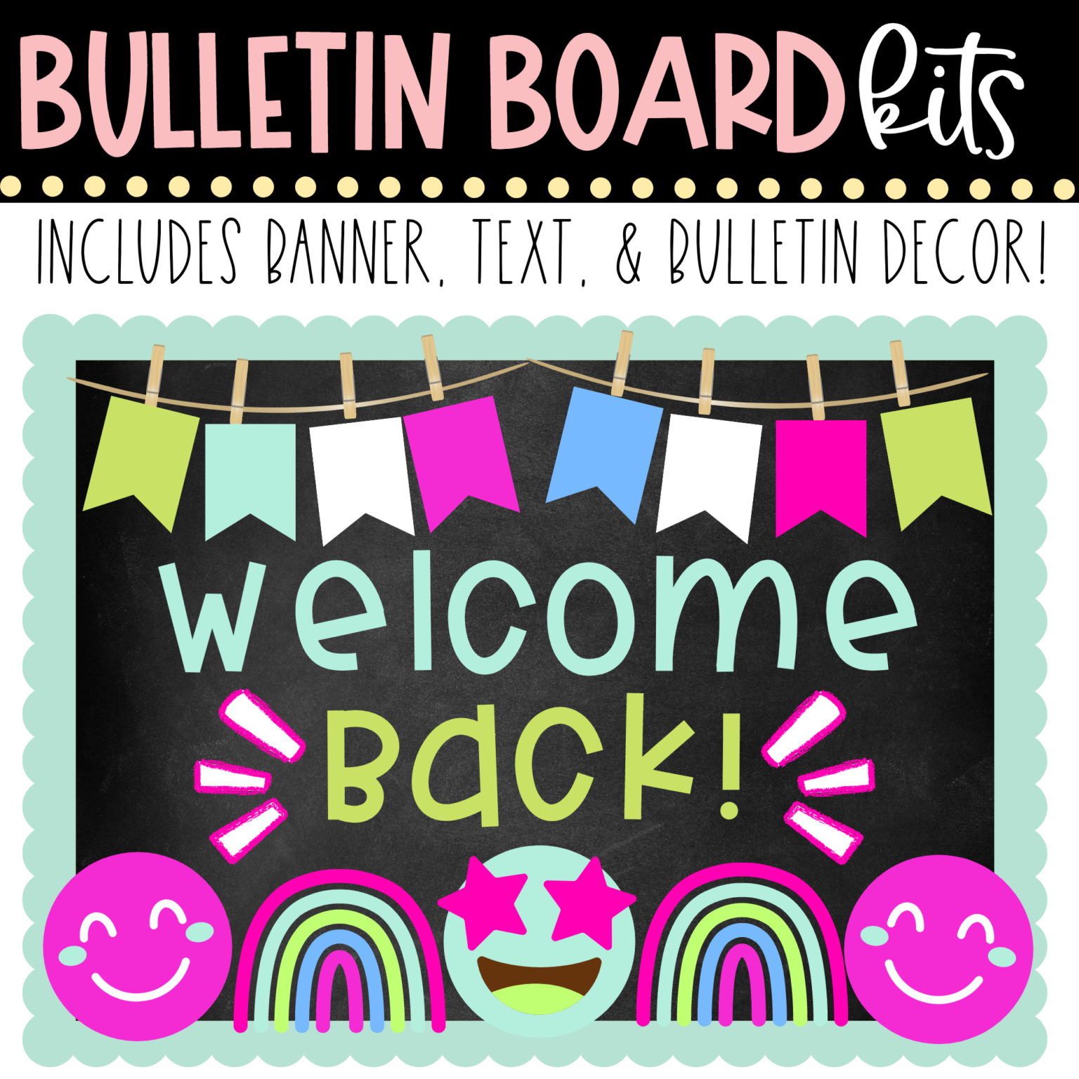 15+ Cute Back to School Bulletin Board Ideas - The Pretty Little Classroom