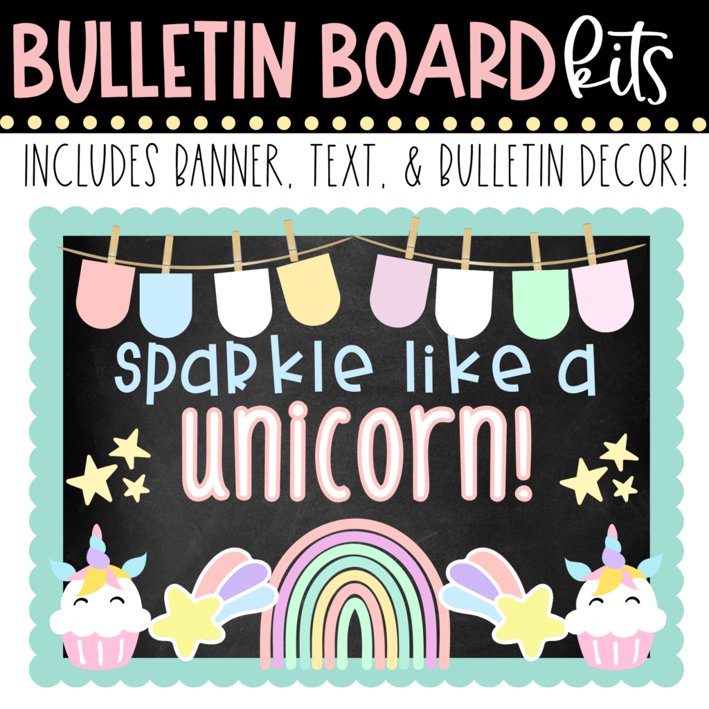 New Magical Themed Bulletin Board Kits - The Pretty Little Classroom