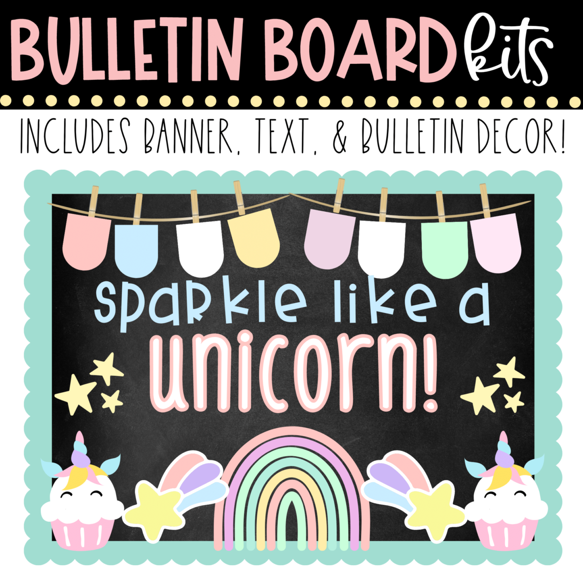 New Magical Themed Bulletin Board Kits - The Pretty Little Classroom